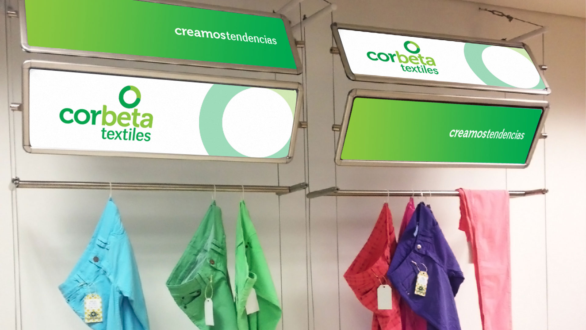CORBETA TEXTILES - UNIDAD Branding